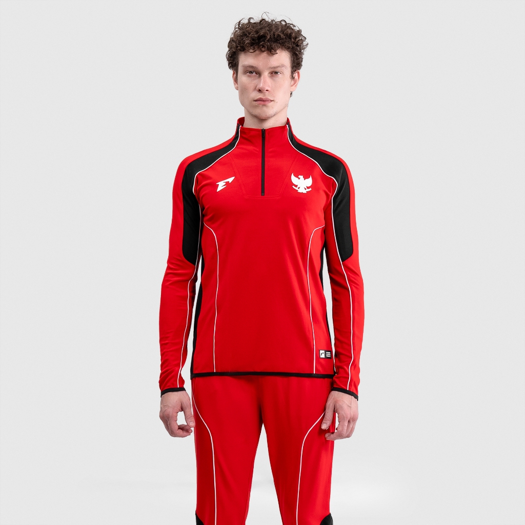 Jual Erspo Timnas 2025 Midlayer Jacket Red Unisex | Shopee Indonesia
