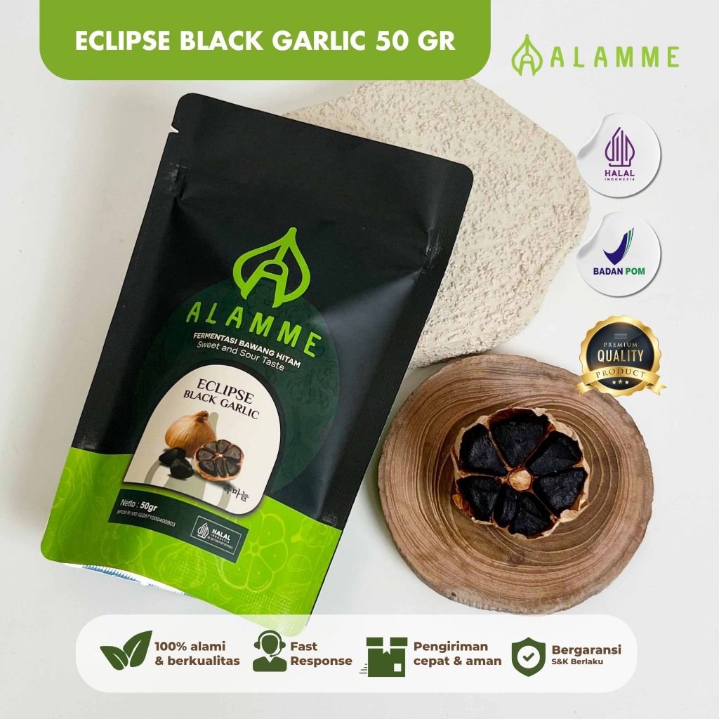 Jual Alamme - Black Garlic Eclipse (Multiclove) Alamme Pouch 50 Gram ...