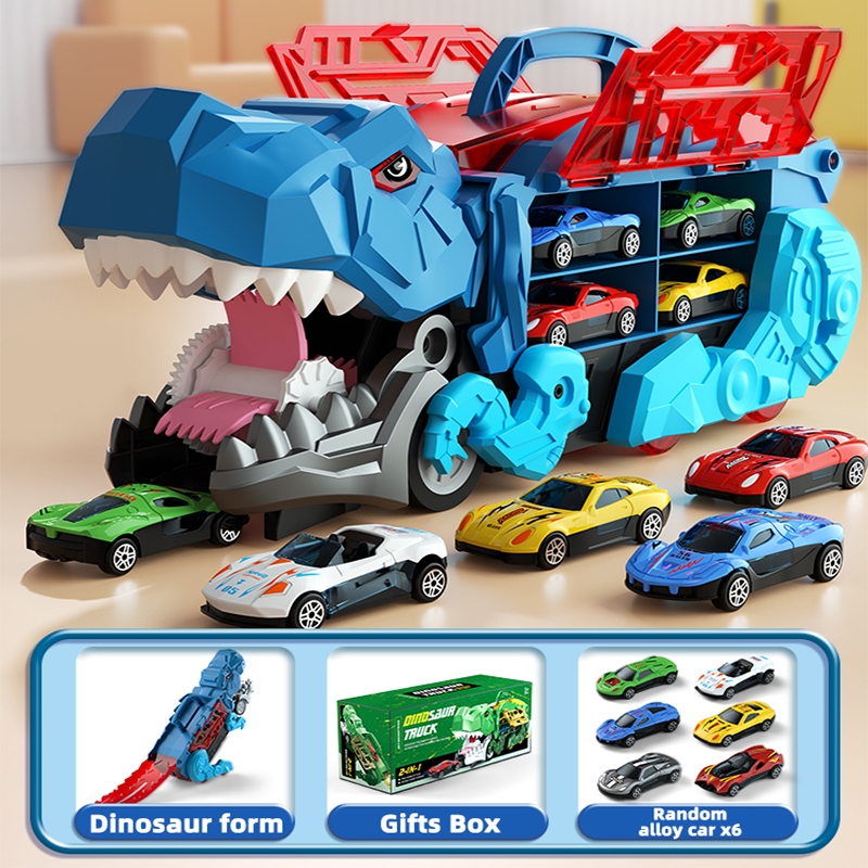 Jual [Free 6 Mobil] Mobil Dinosaurus Deformed Dinosaur Track Truck ...