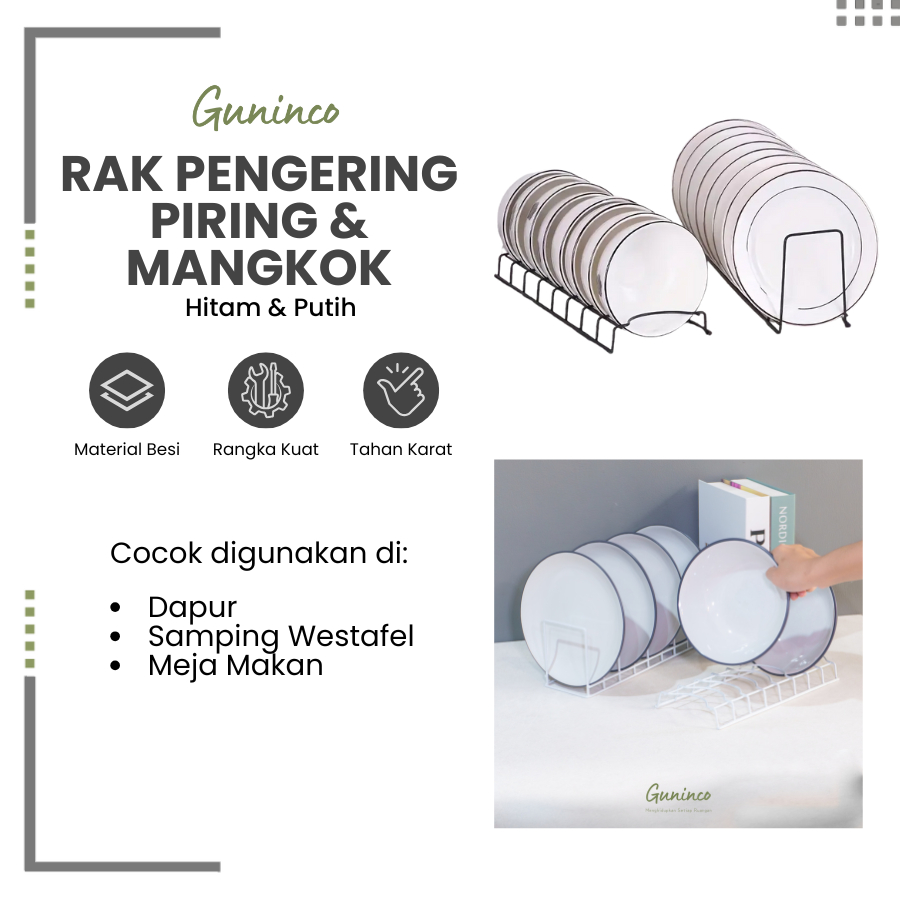 Jual Guninco Rak Piring Kolong Dapur Rak Pengering Rak Kitchen Set ...
