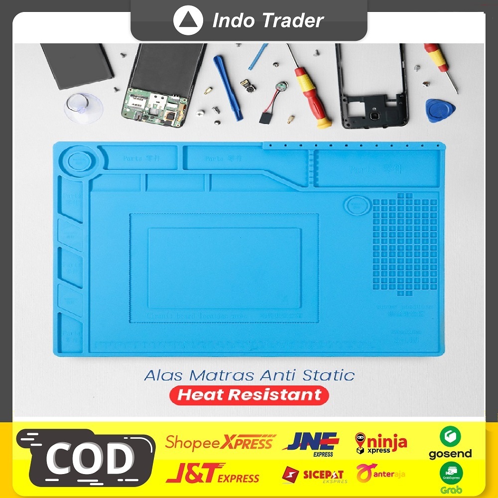 Jual Alas Service Hp Matras Solder Anti Panas Mats Pad / Alas Service ...