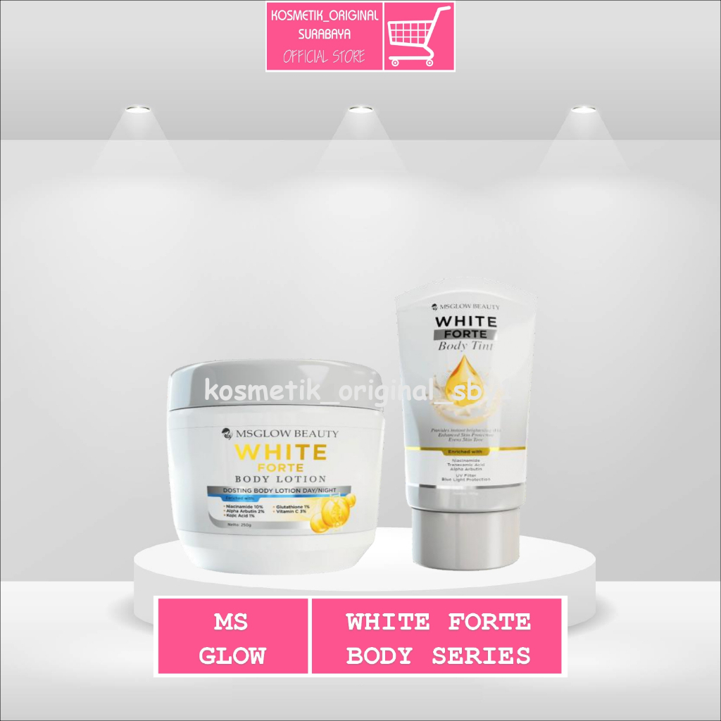 Jual MS Glow White Forte Series (White Forte Body Lotion / White Forte ...