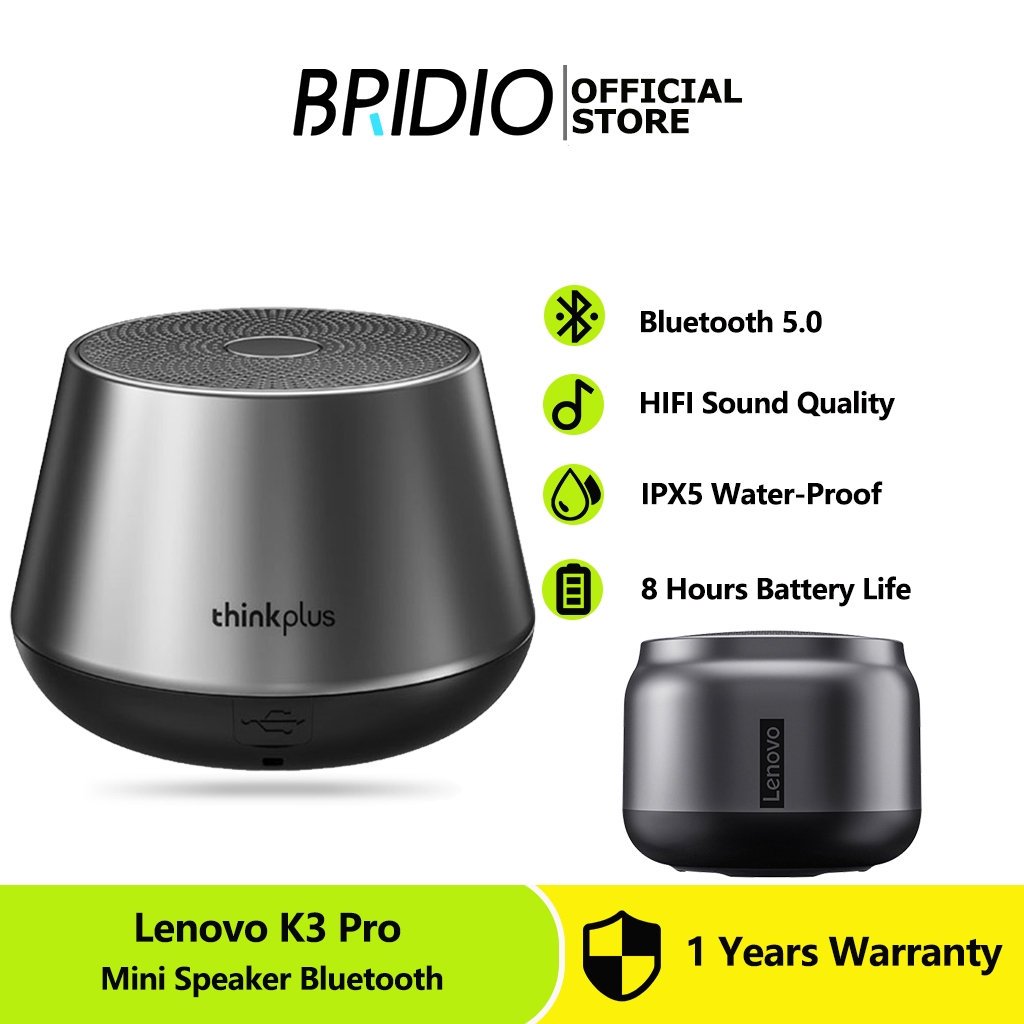 Jual Lenovo K30/k3 PRO Speaker Bluetooth 5.0 ThinkPlus Portable Speaker Stereo Mini HiFi ...