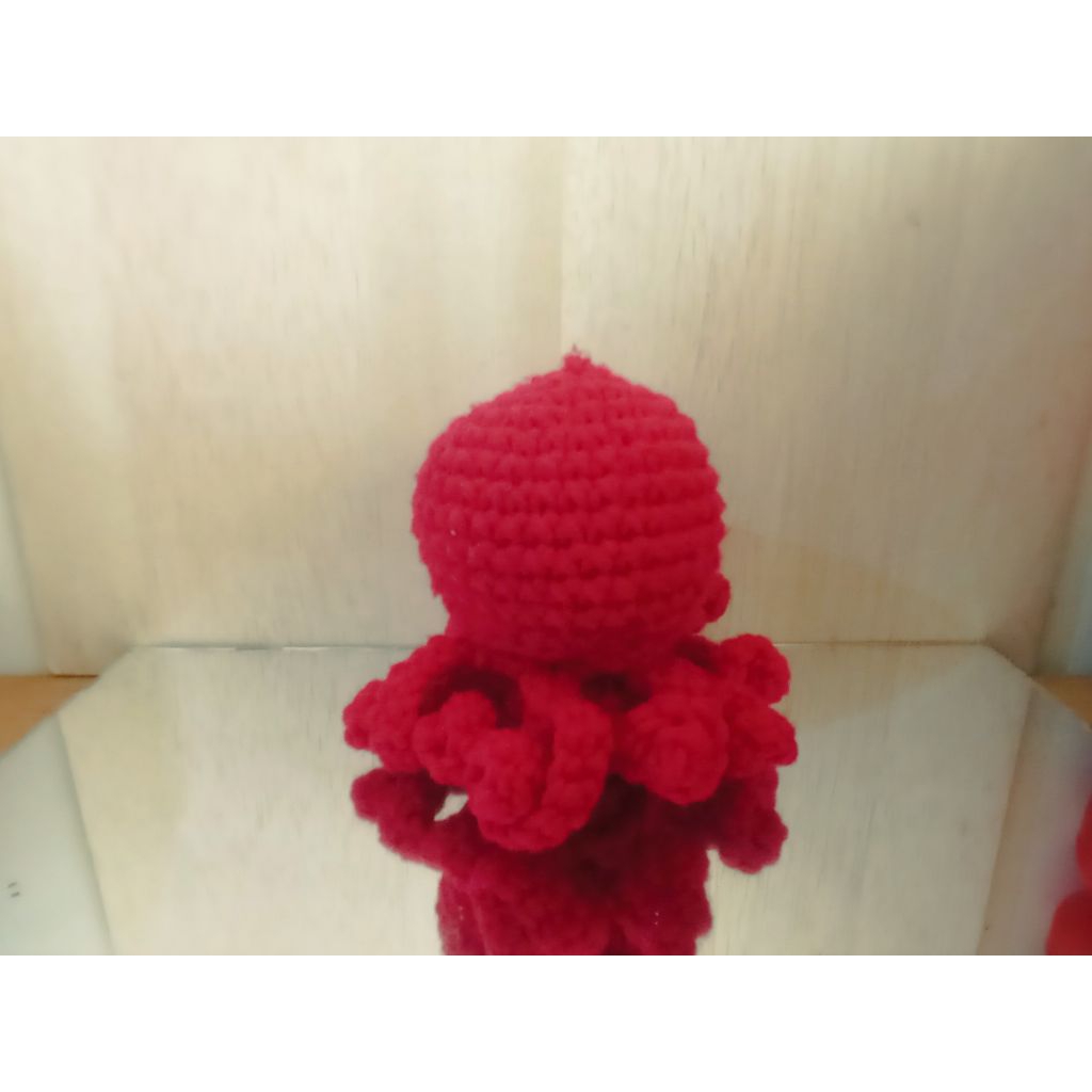Jual Cute Red Octopus Handmade ( Baca Deskripsi ) | Shopee Indonesia