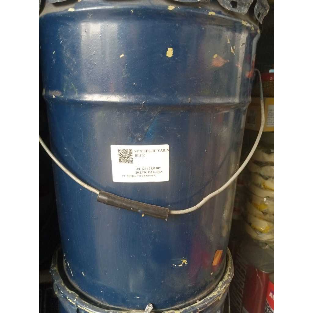 Jual CAT SYNTHETIC // CAT MINYAK - BLUE/BIRU MURAH 1KG | Shopee Indonesia