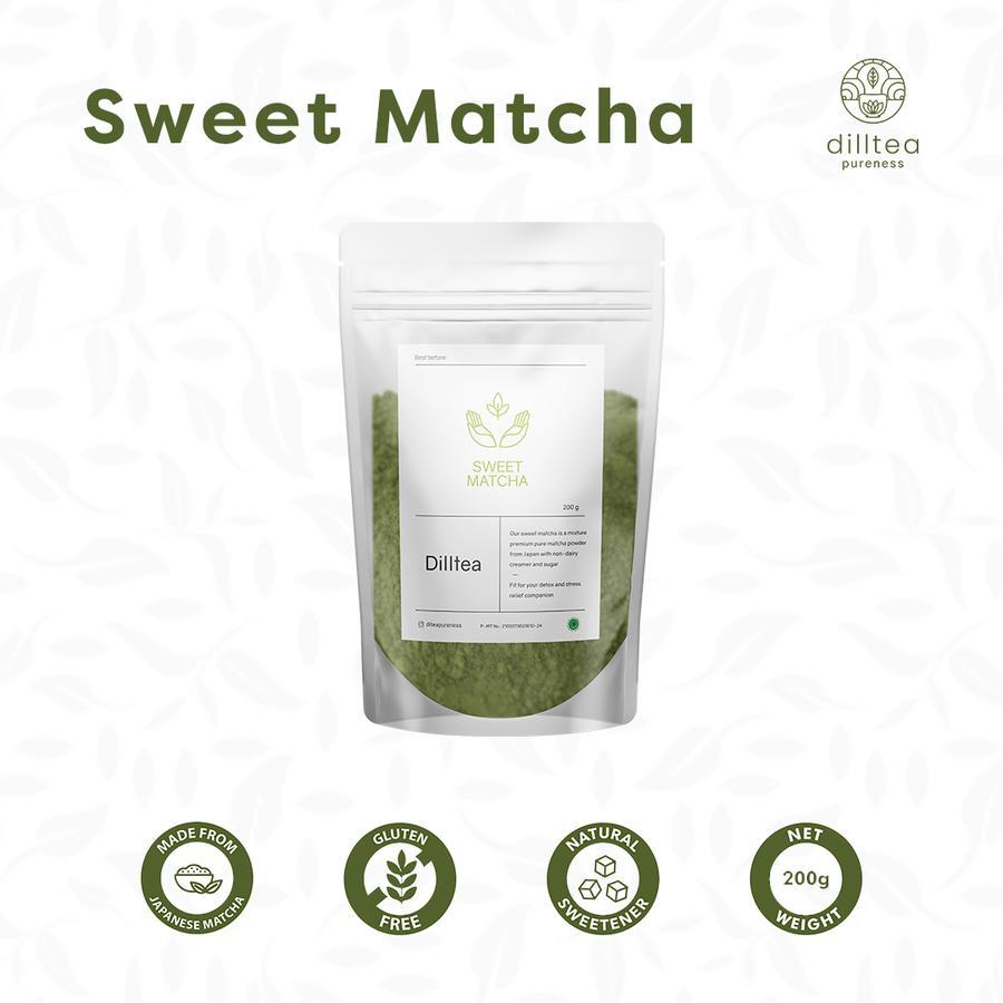 Jual DILLTEA - Sweet Matcha Powder 200g. Powder Minuman Matcha | Shopee ...