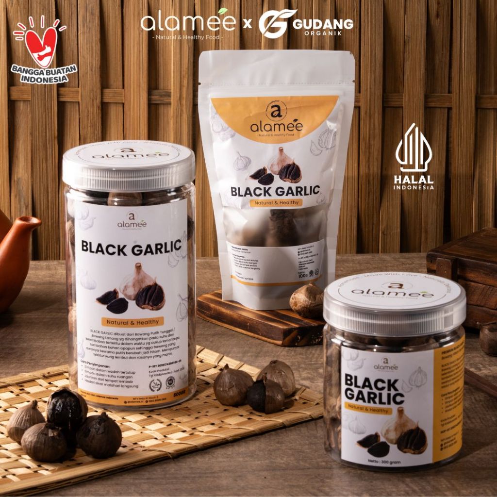 Jual Black Garlic Premium Bawang Hitam Tunggal Lanang Alami | Shopee Indonesia
