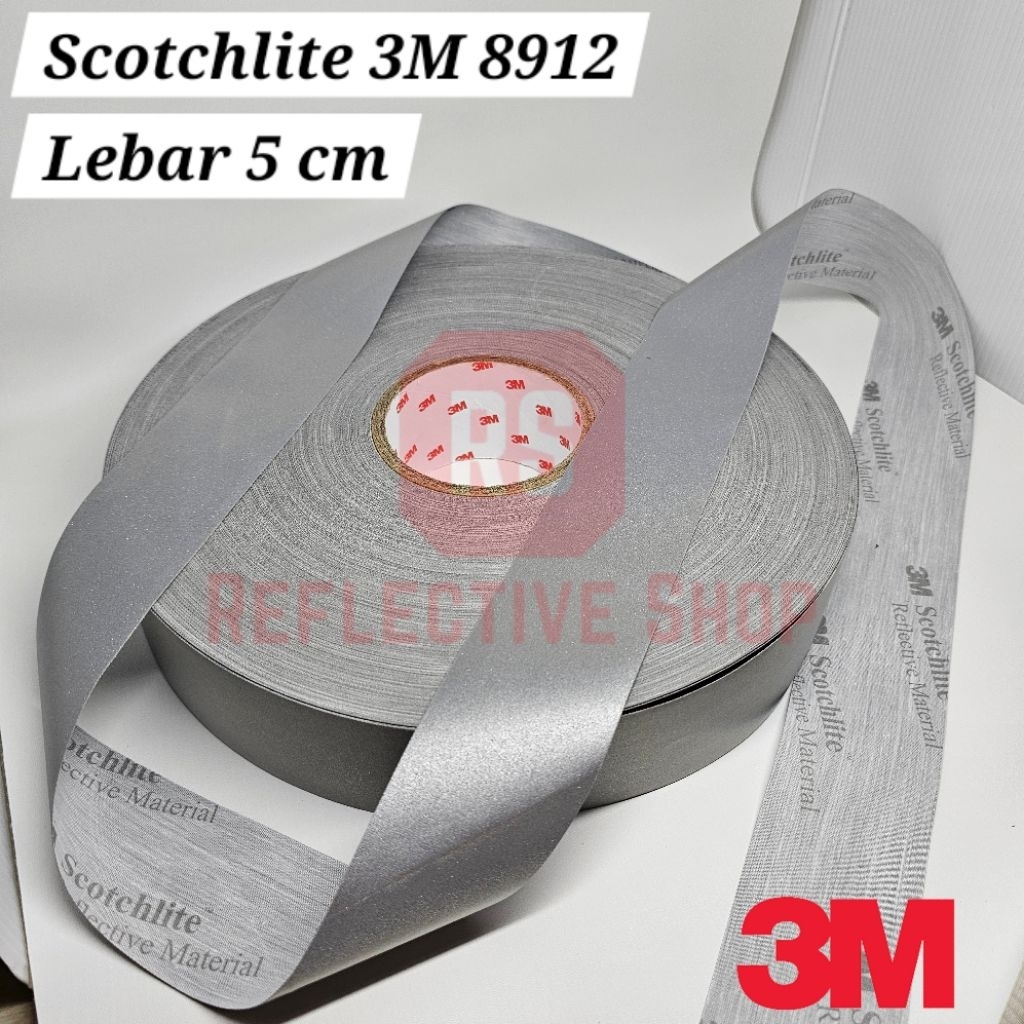 Jual [Custom Potong] Pita Scotchlite 3M 8912 5 cm isi 200 Meter ...