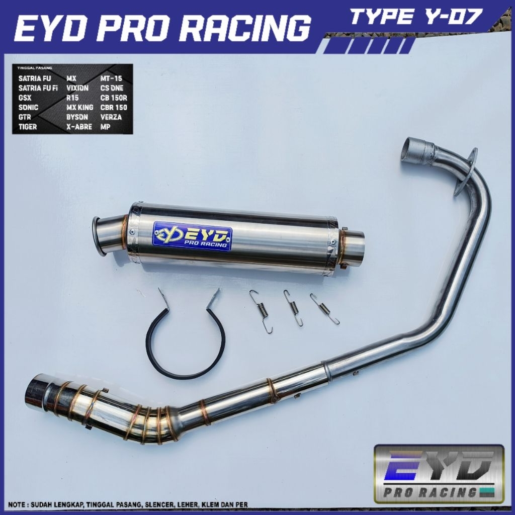 Jual Knalpot Racing motor Eyd pro racing tipe Y07 | Shopee Indonesia