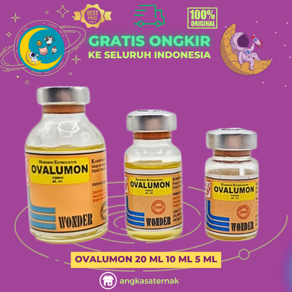 Jual OVALUMON 20 ML 10 ML DAN 5 ML - Hormon untuk Memperbaiki Fungsi ...