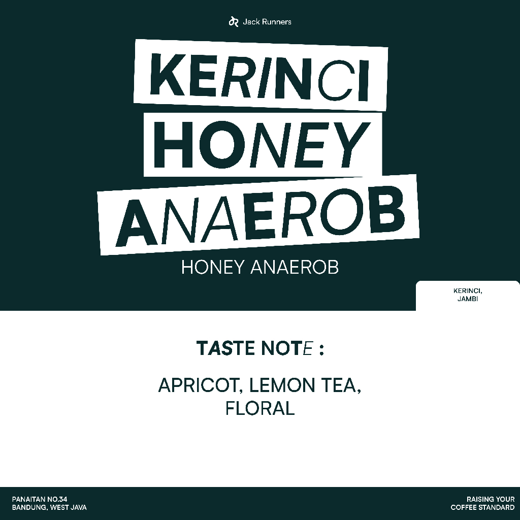 Jual JACK RUNNERS ROASTERY - KERINCI HONEY ANAEROB - ROASTED BEANS ...