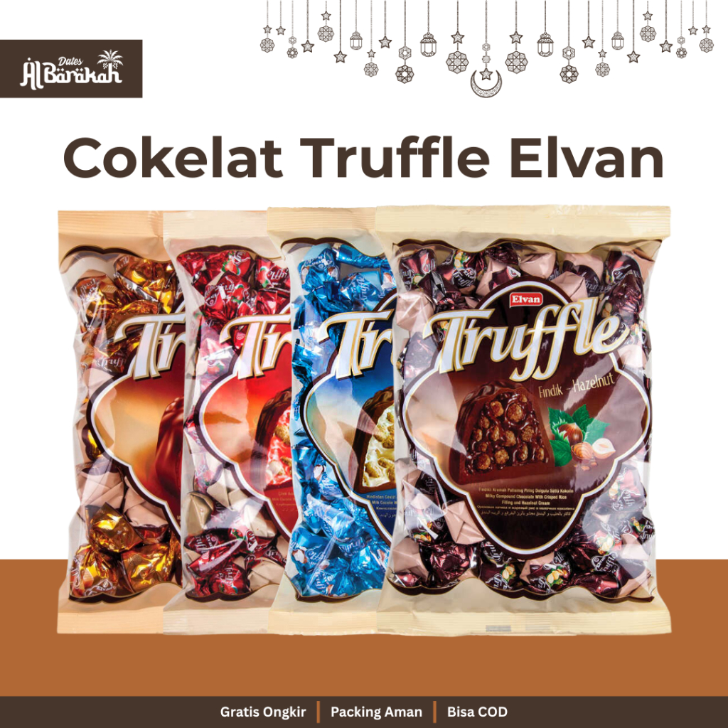 Jual Elvan Cokelat Truffle Cokelat Turki Original Rasa Lezat | Shopee ...