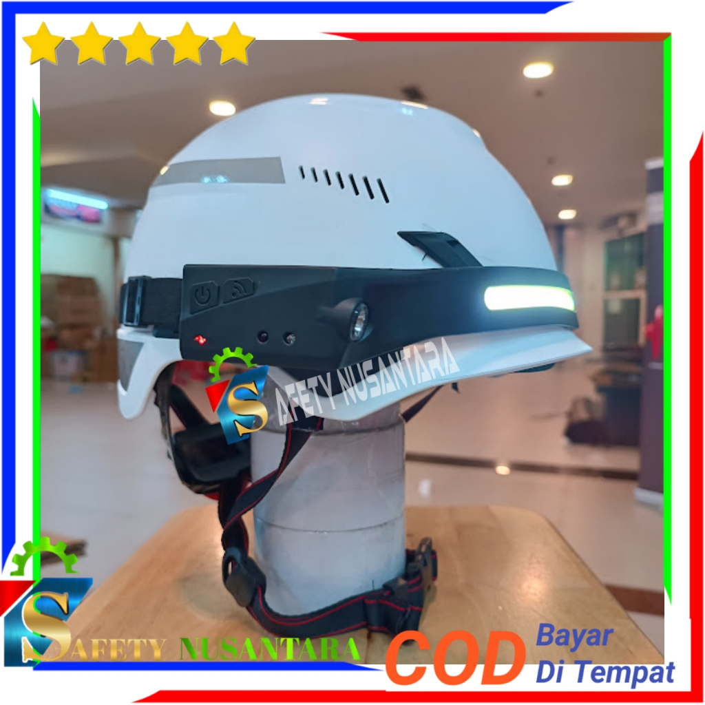 Jual Headlamp Helm Safety MSA V-Gard H1- Head Lamp Senter Kepala Helm ...