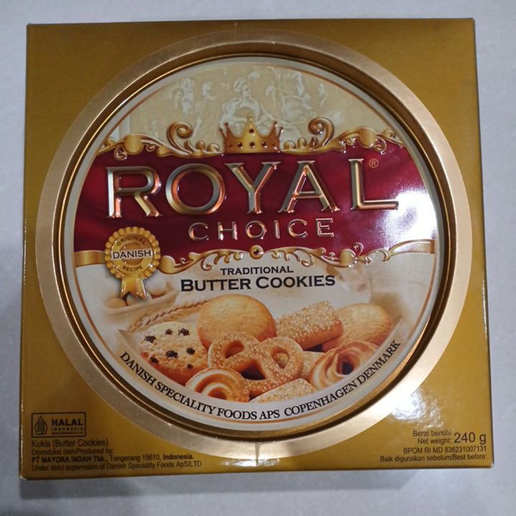 Jual Traditional Butter Cookies Royal Choice 240 Gram | Shopee Indonesia