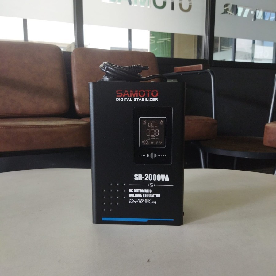 Jual SAMOTO Relay Stabilizer AVR 2000VA / 2 KVA / SR-2000VA Relay ...