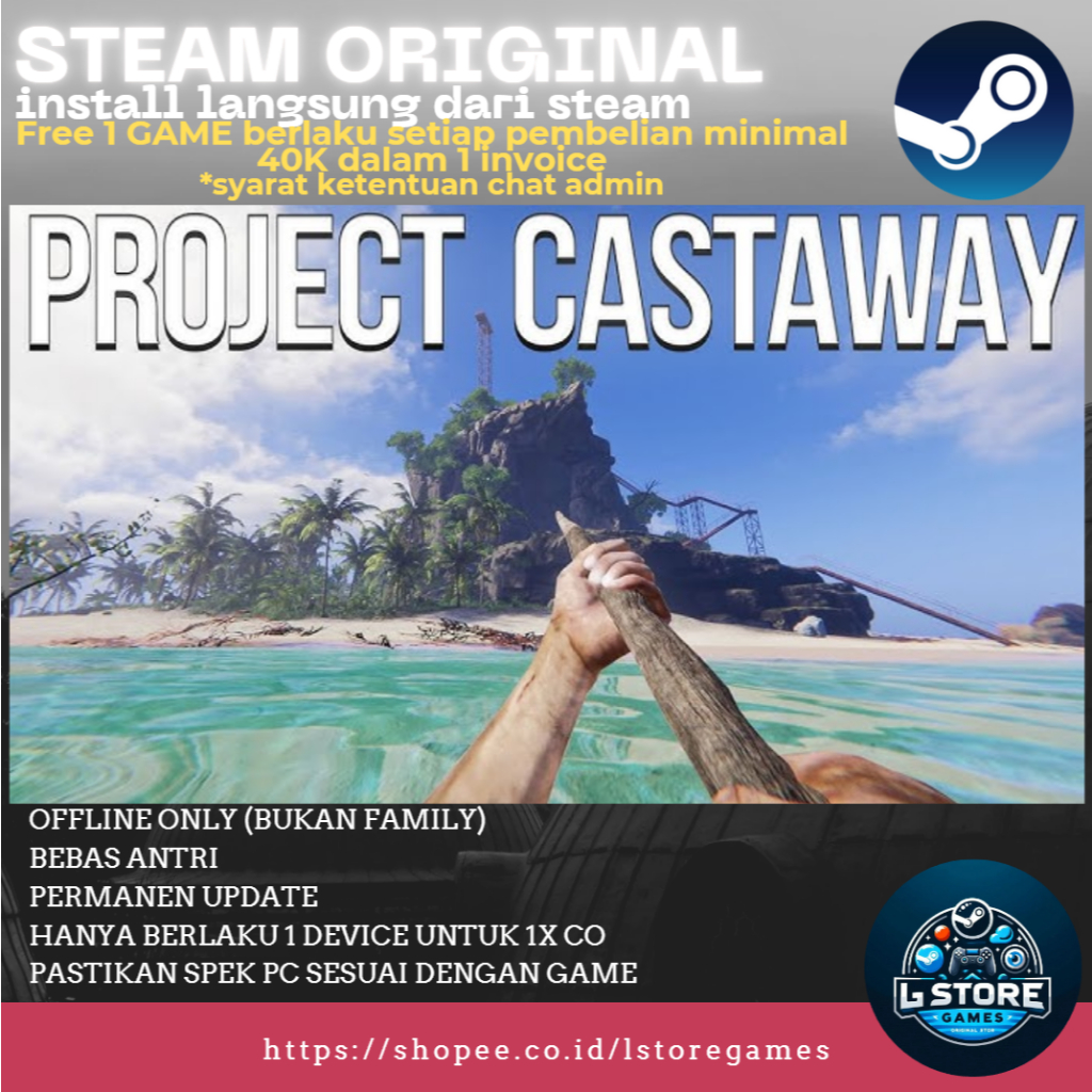 Jual Project Castaway Game PC Original Offline | Shopee Indonesia