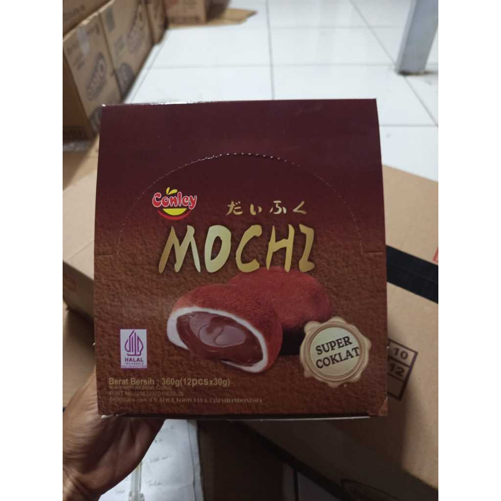 Jual Mochi conley rasa strawberry, bluberry, coklat, mangga (box kecil ...