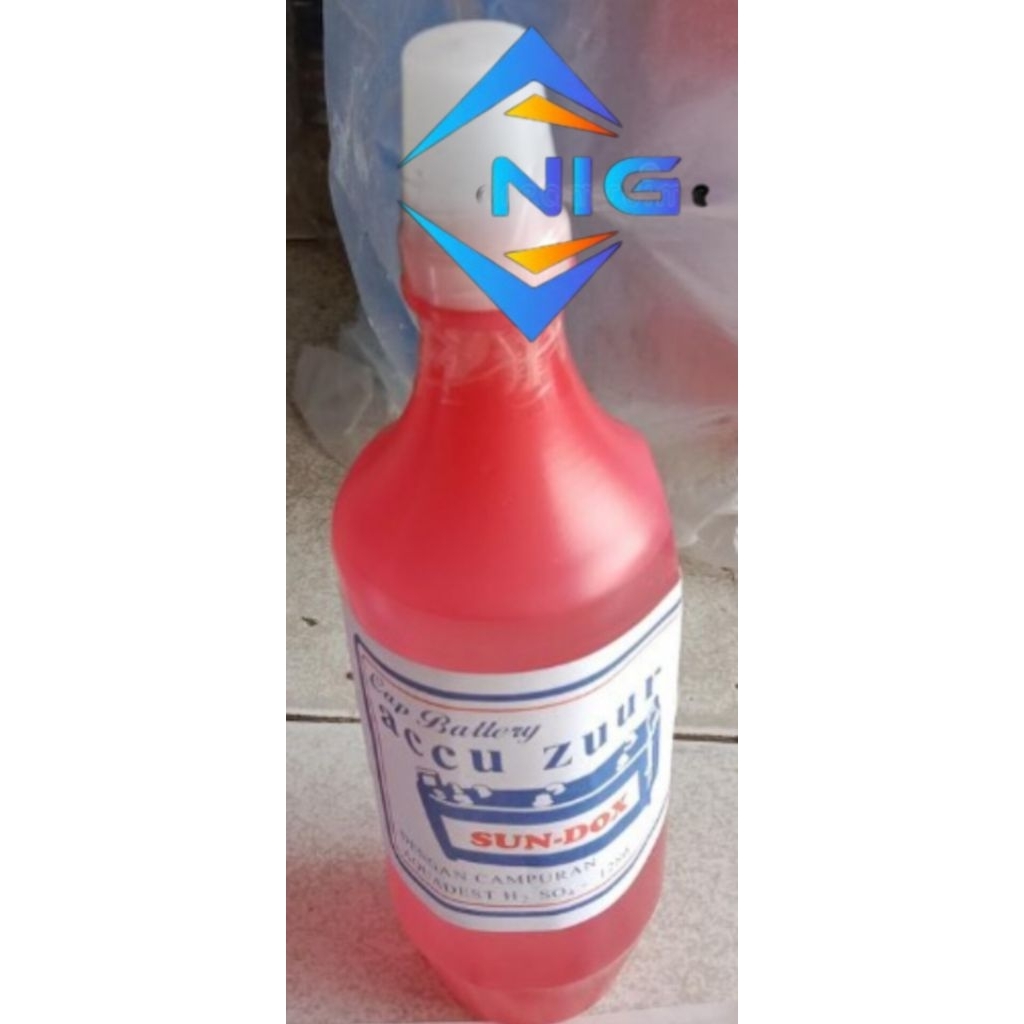 Jual Accu Zuur dan Air Aki biru merah | Shopee Indonesia