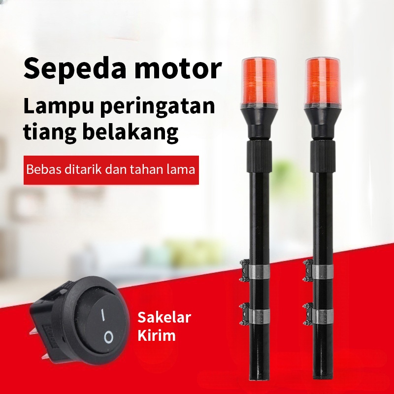Jual Lampu LED 12V Lampu Strobo Patwal Motor/Lampu Peringatan Motor ...