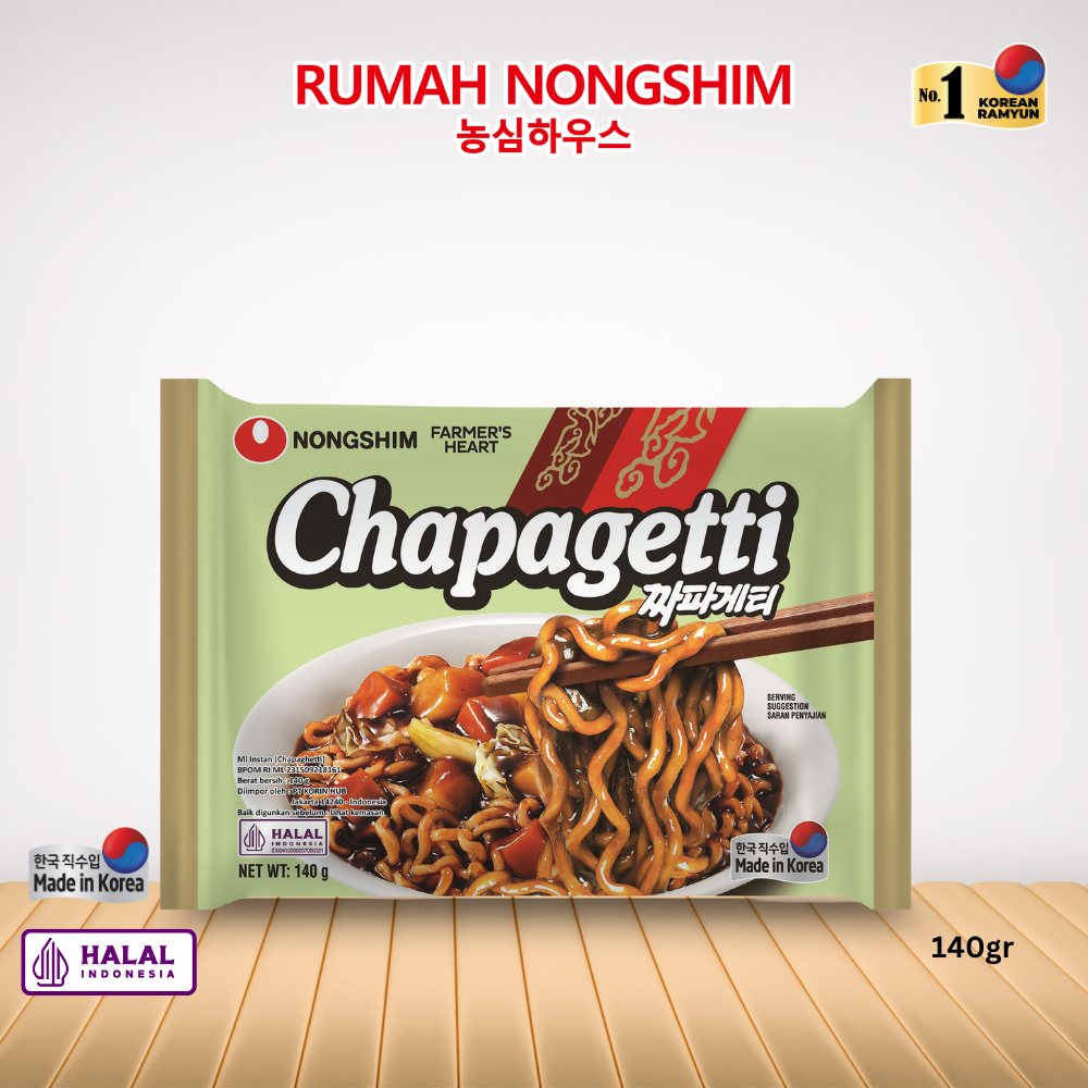 Jual (BUY 2 GET 1) Nongshim Chapagetti ORIGINAL 140g Instant ...