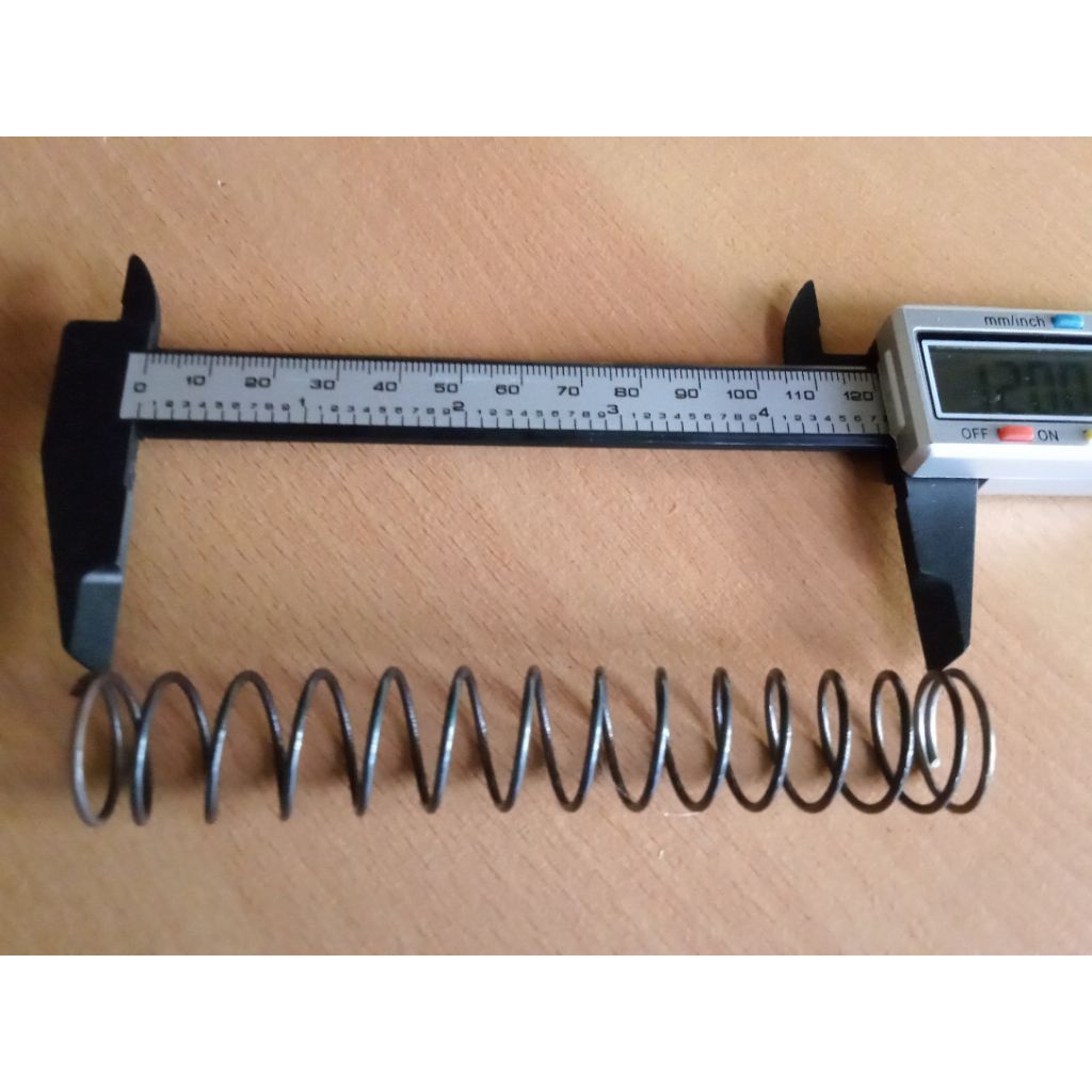 Jual Per Spring Tekan 1,6/1,7/1,8 mm Baja mm panjang 13 cm | Shopee ...