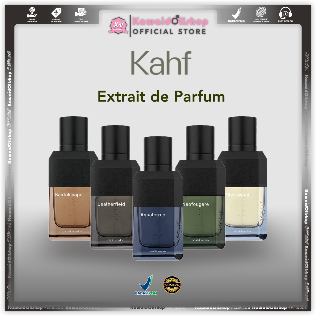 Jual Kahf Extrait de Parfum 50 ml - Oracle Series - Kahf Perfume Parfum ...