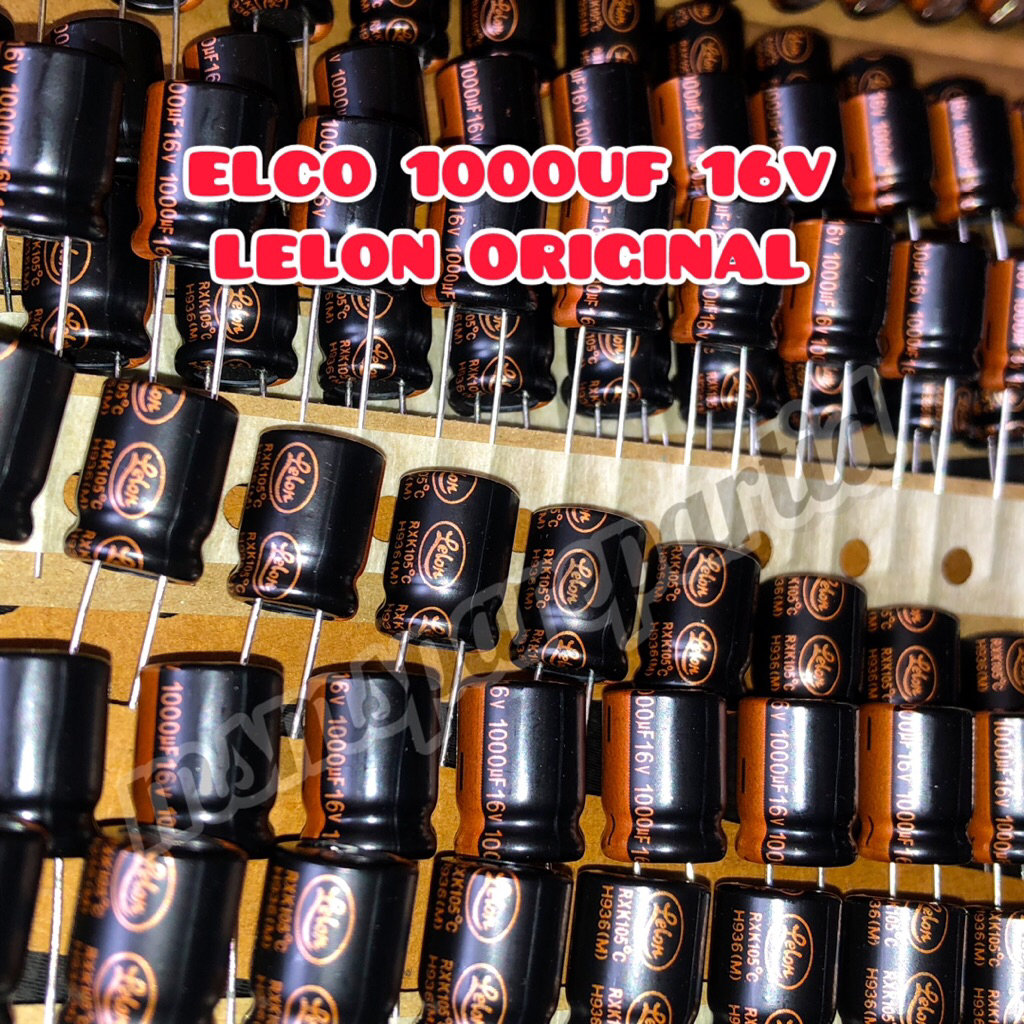 Jual ELCO 1000UF 16V LELON ORIGINAL | Shopee Indonesia