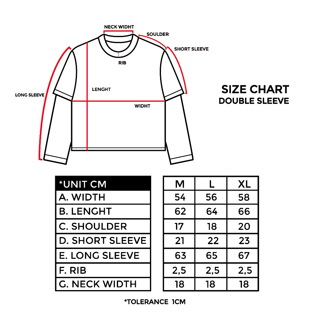 Jual Wush Club Kaos Boxy Oversize Double Sleeve Pria Wanita Double ...