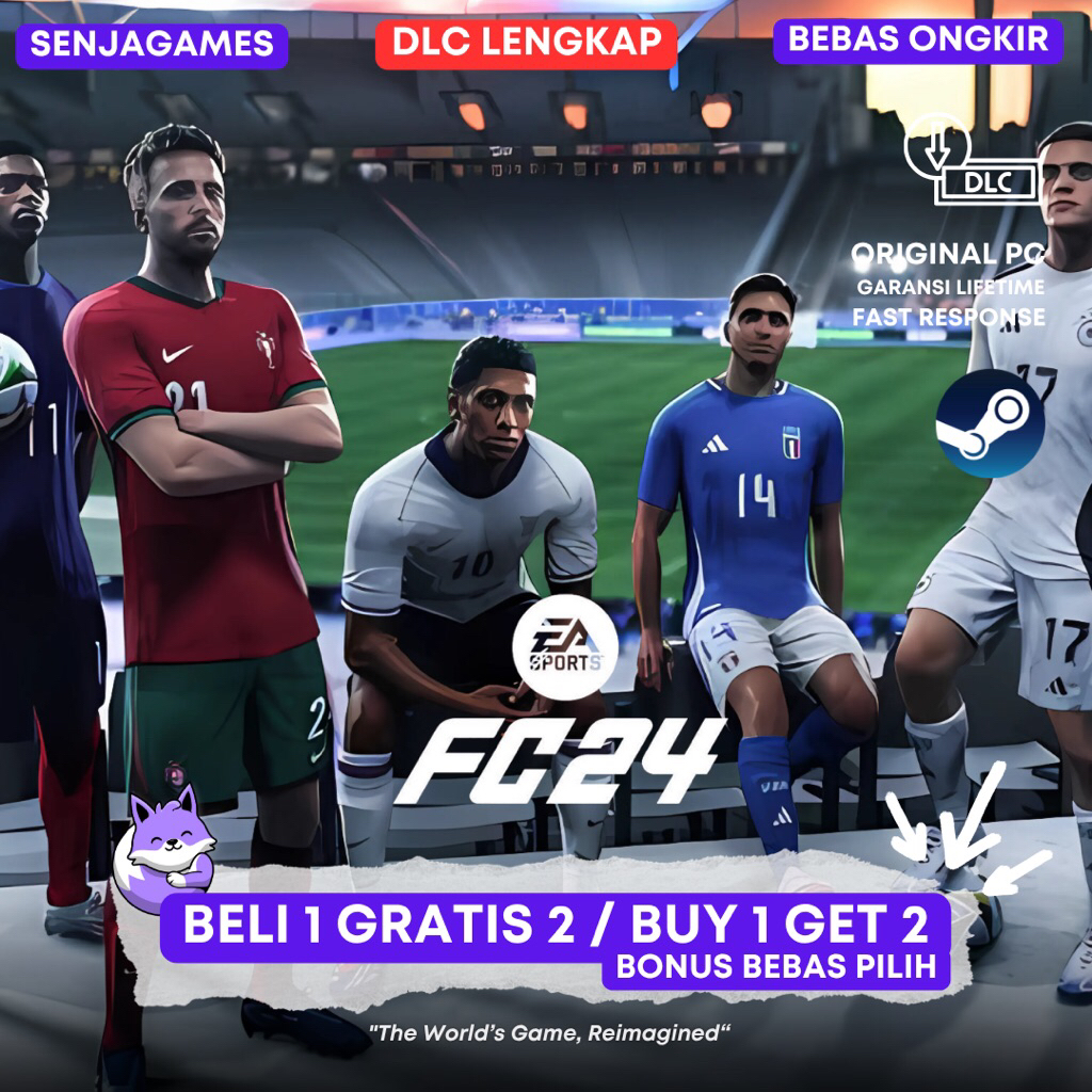 Jual EA Sports FC 24 / FIFA 2024 Original STEAM PC GAMES | Shopee Indonesia