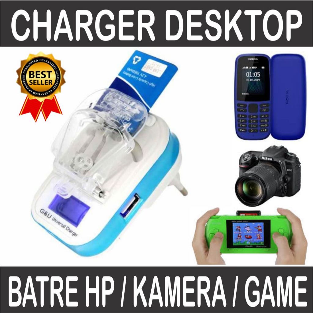 Jual Charger Desktop Kodok Jepit Buat Carger Batre HP Jadul Nokia Esia ...