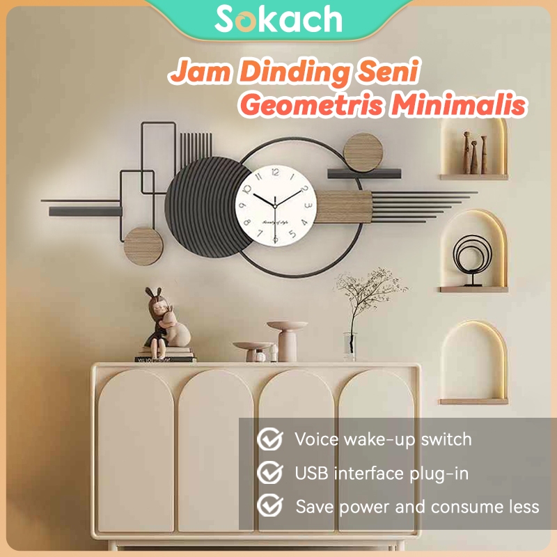 Jual Jam Dinding Gaya Minimalis Hitam dan Putih Jam Dinding Aesthetic ...