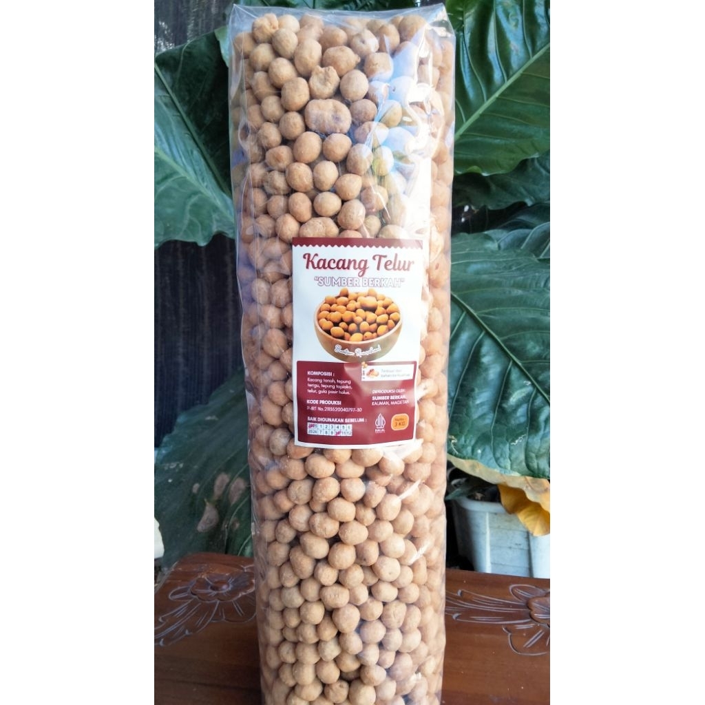 Jual kacang telur 500 gram , 1 KG ( free bubble wrap+ kardus saat ...