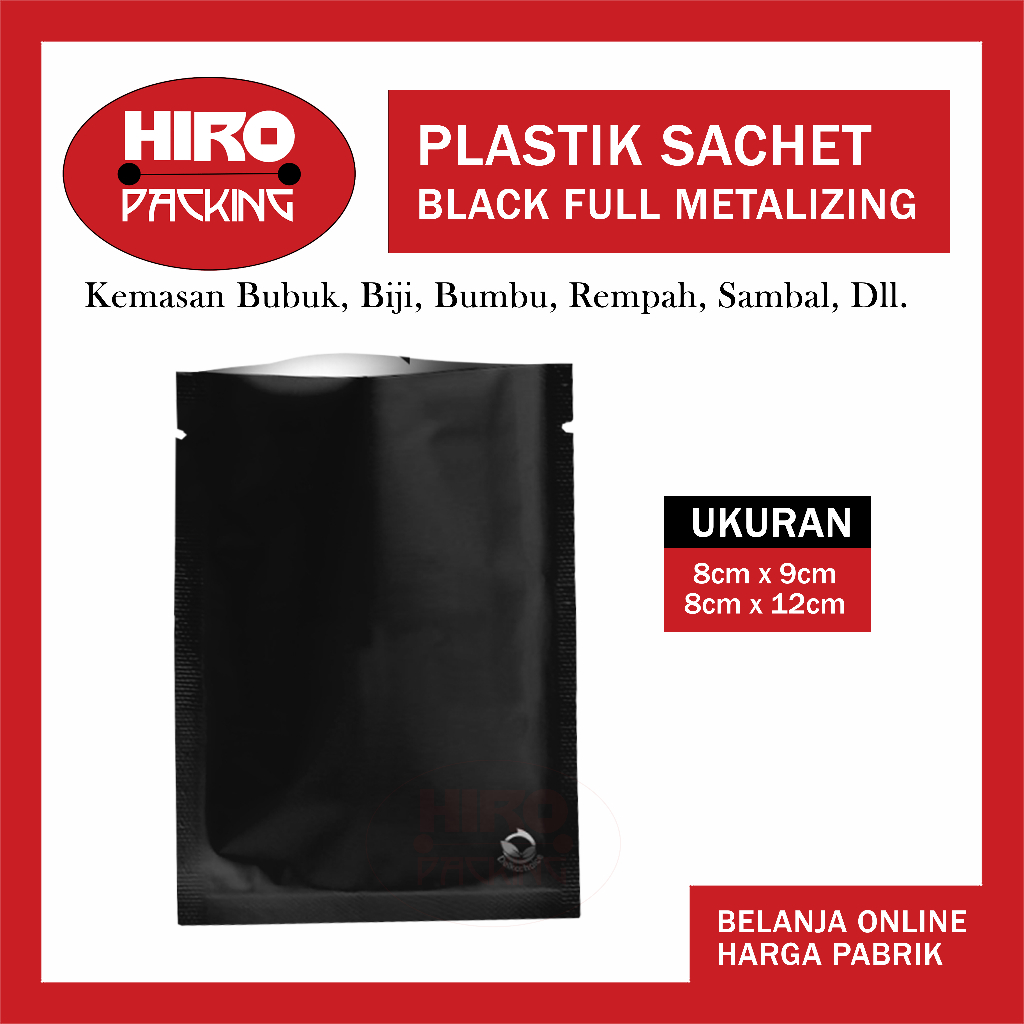 Jual Plastik Kemasan Sachet Aluminium Foil Bungkus Kopi Bubuk Rempah ...