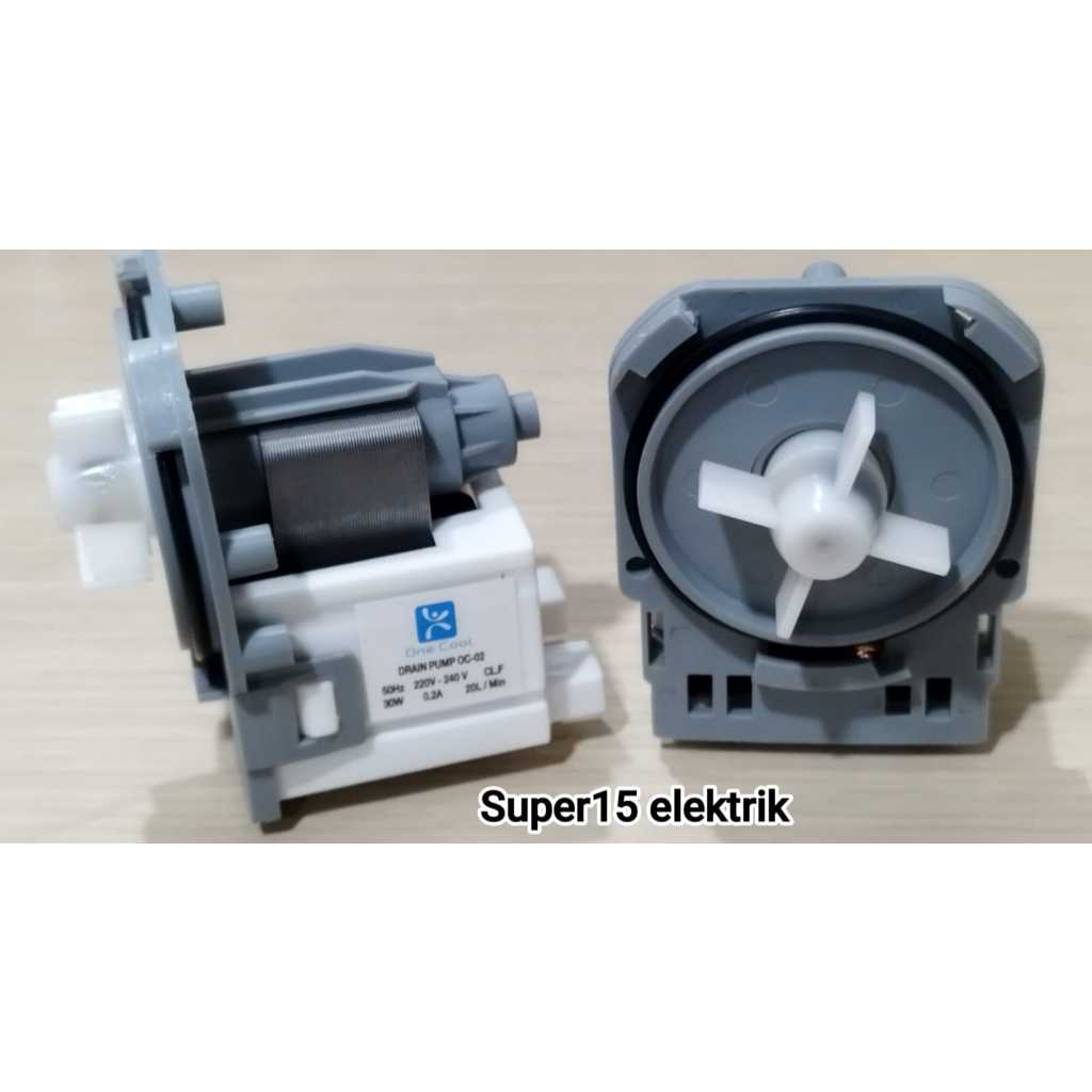 Jual Drain Pump Drain Motor Mesin Cuci SHARP ESFL1073W Front Loading ...