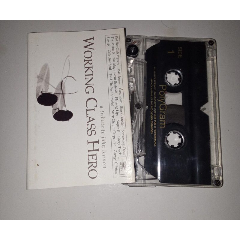 Jual kaset pita working class hero a tribute to john lennon | Shopee ...