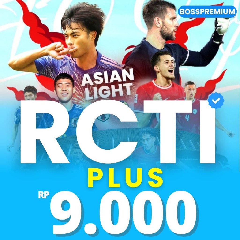 Jual RCTI PLUS RCTI+ PREMlVM INDONESIA VS CHINA | Shopee Indonesia