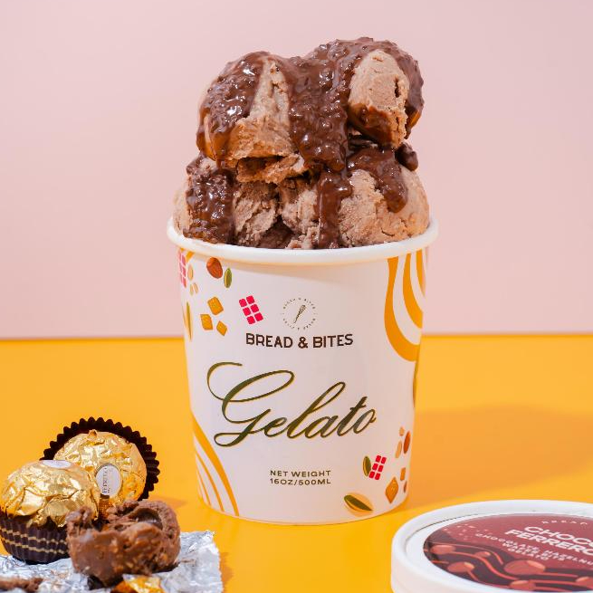 Jual Ferrero Rocher Gelato Ice Cream by BREAD & BITES Bakery | Shopee ...