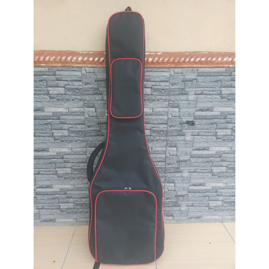 Jual tas gitar elektrik sofcase gitar elektrik dilapisi busa foam yang ...