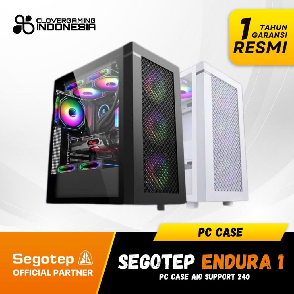Jual Segotep Endura 1 Casing PC Gaming mATX E-ATX Premium Computer Case ...