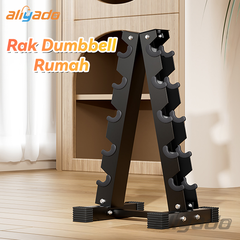 Jual Rak Dumble Triangle Vertical Dumbbell Rack Barbel 5 & 6 Pasang ...