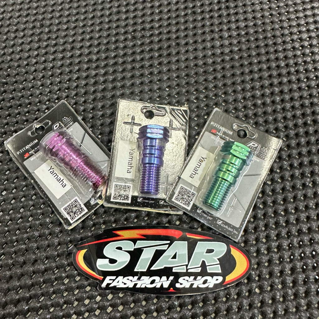 Jual Adaptor Titanium Sambungan spion Yamaha 1pcs ulir kiri | Shopee ...