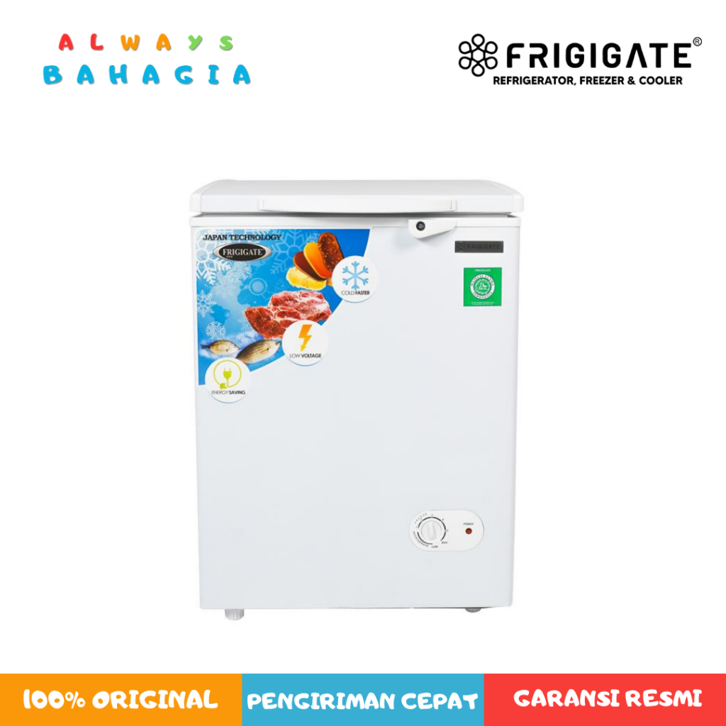Jual FRIGIGATE F-100LV Chest Freezer Kapasitas 100 Liter | Shopee Indonesia
