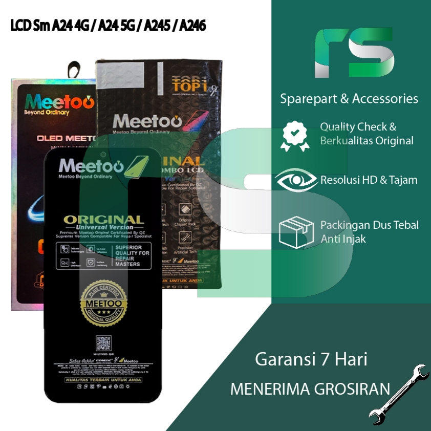 Jual LCD SAM A24 ( 4G/5G ) / A245 / A246 FULLSET COMPLETE LCD SAM A24 ...