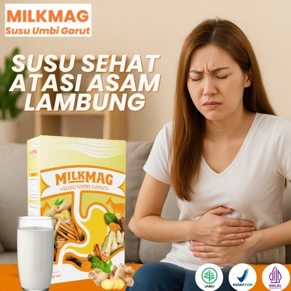 Jual Milkmag Original Susu Umbi Garut Mengobati Perut Perih Maag Gerd ...