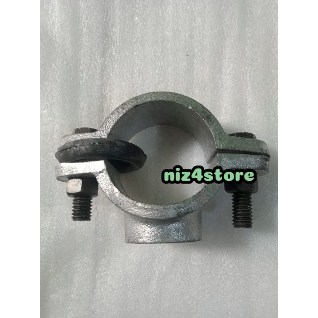 Jual Clamp Saddle Galvanis 1 1/2 x 3/4 Inch Merk G | Shopee Indonesia