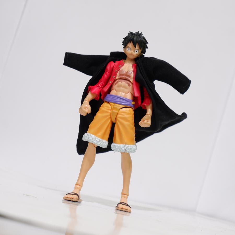 Jual Baju Jubah custom wired Coat untuk SHF Luffy One Piece dan kitbash ...
