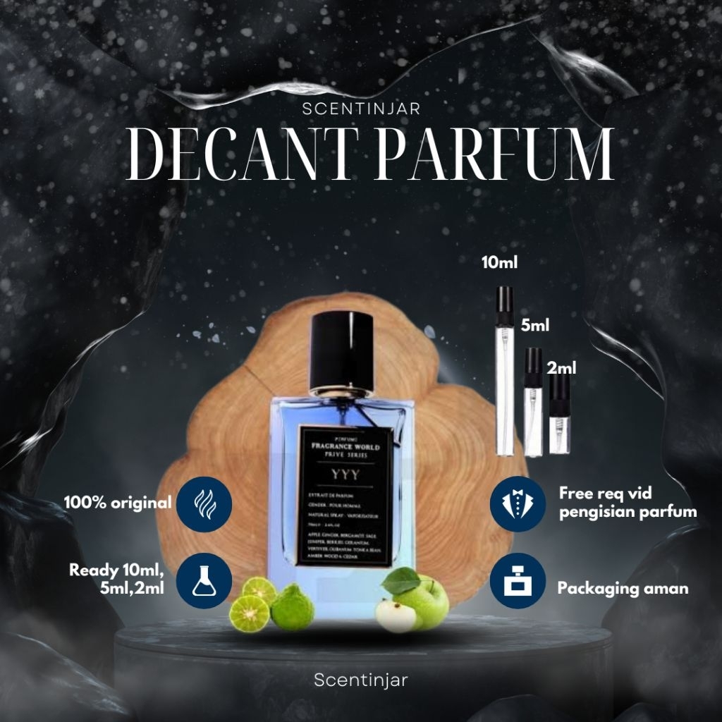 Jual ScentInJar Decant Parfum FW YYY for Men Original | Shopee Indonesia