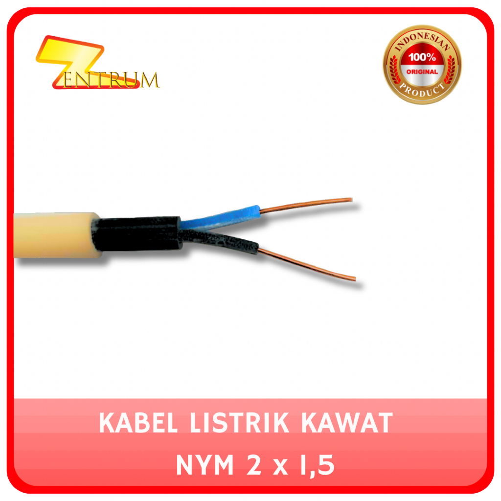 Jual Kabel Listrik Kawat NYM 2 x 1.5 (PER METER) | Shopee Indonesia