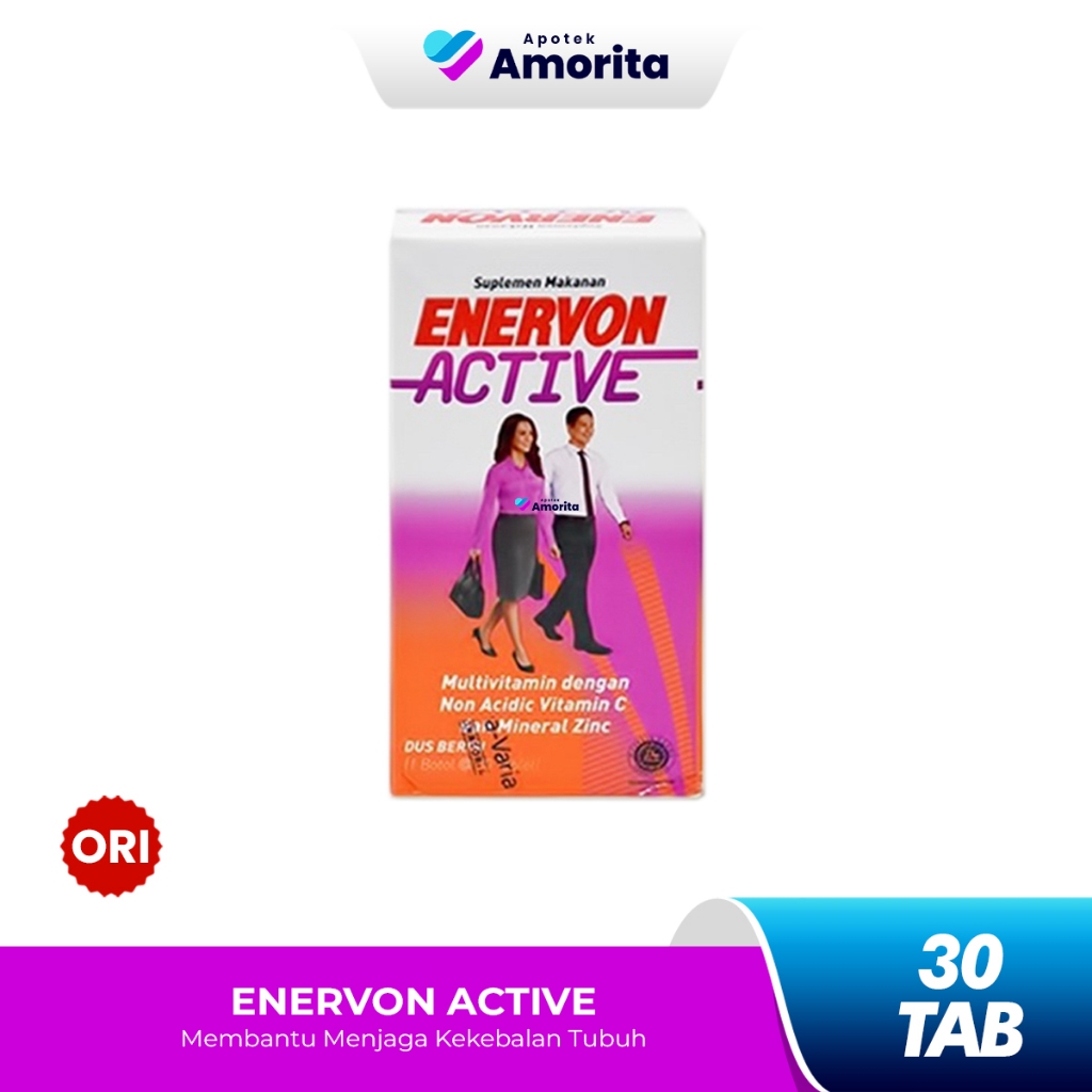 Jual Enervon Active Multivitamin 30 Tablet - Untuk Menjaga Daya Tahan ...