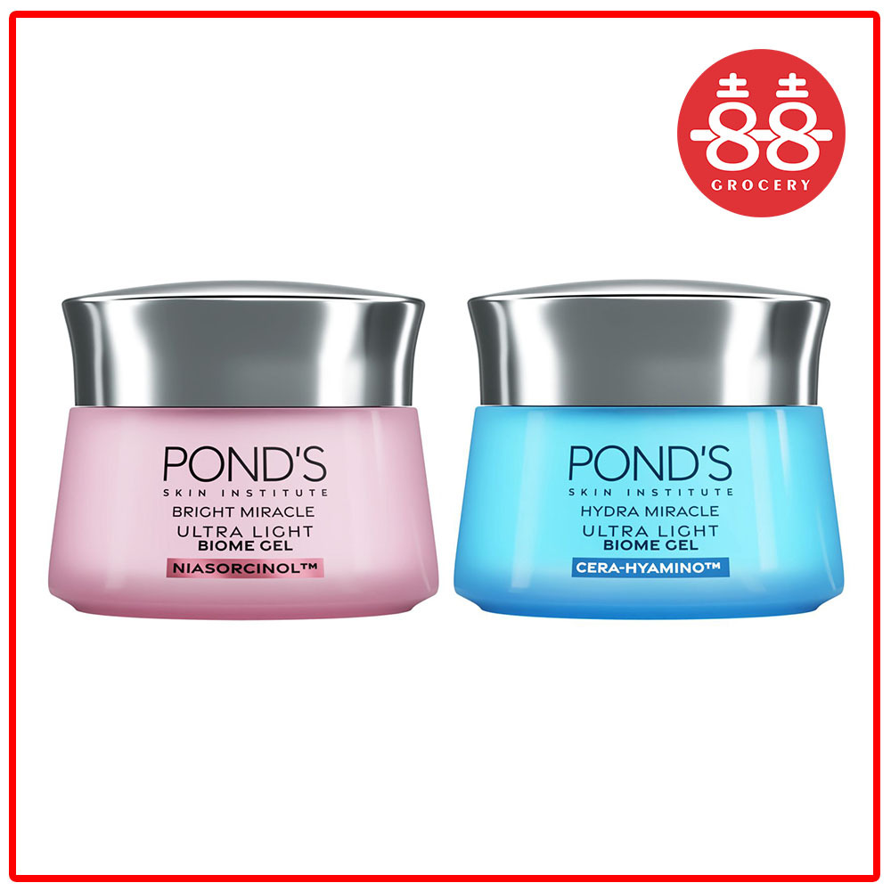 Jual ( 50 G / 20 G ) PONDS HYDRA Miracle / BRIGHT Miracle Ultra Light ...